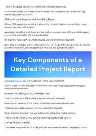 Detailed Project Report Meaning and its contents(DPR) A Comprehensive ...