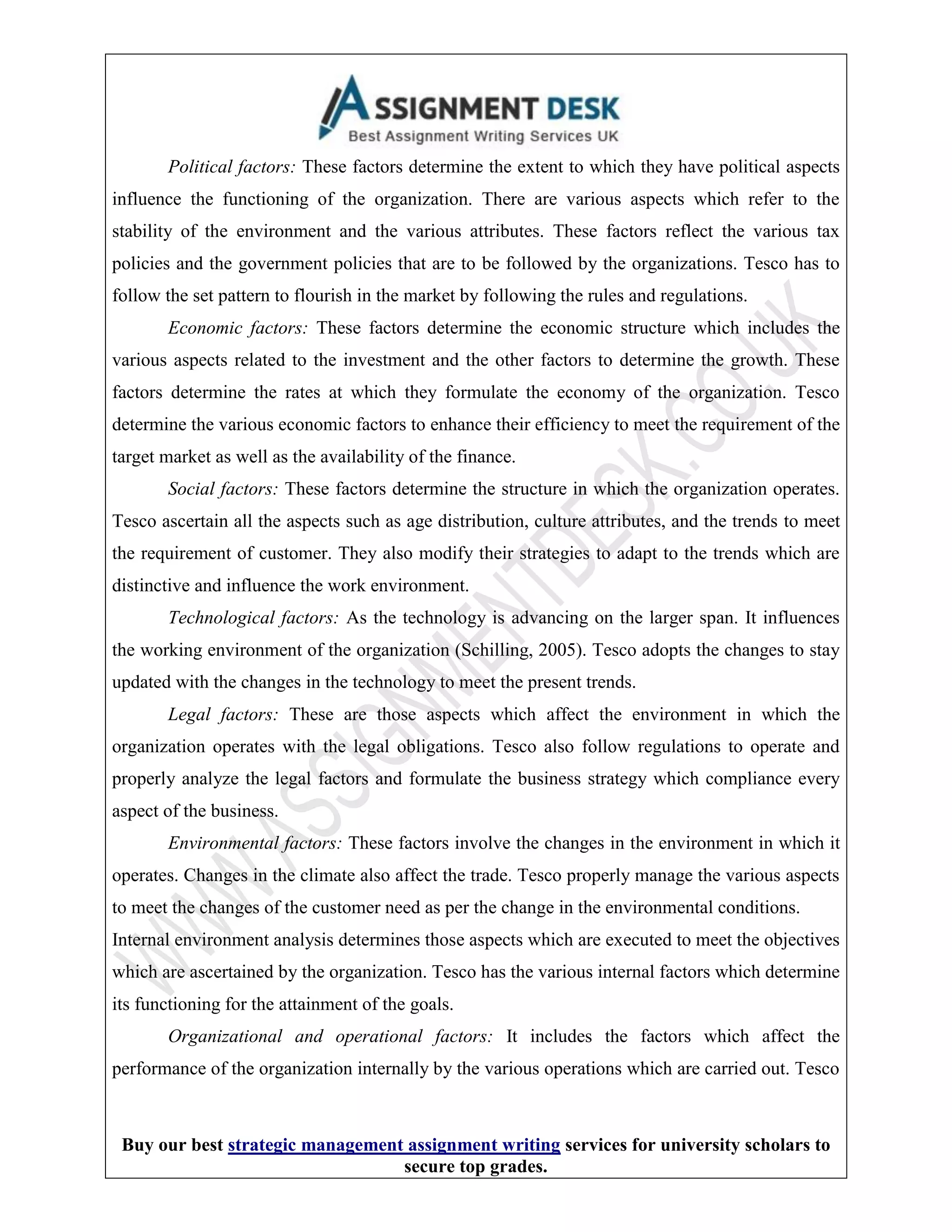 A Detailed Sample Report on Strategic Management | PDF