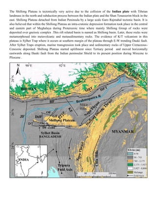 Detailed stratigraphic succession of meghalaya | PDF