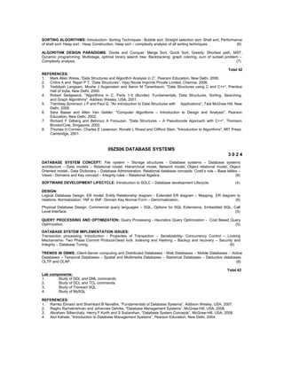 Detailed syllabus | DOC | Programming Languages | Computing