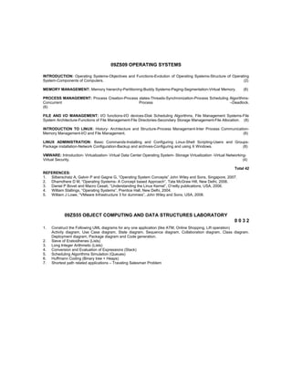 Detailed syllabus | DOC | Programming Languages | Computing