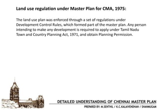 Detailed understanding of the Chennai Master Plan | PPTX