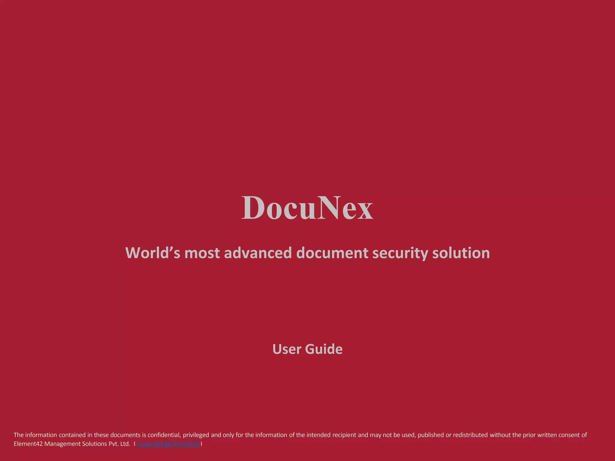 Detailed user guide v1 | PPTX