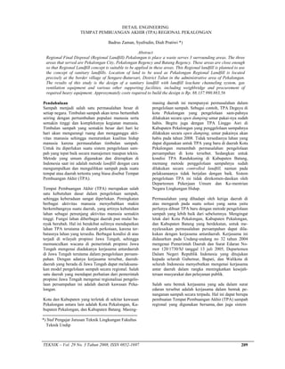 Detail engineering tempat_pembuangan_akh | PDF