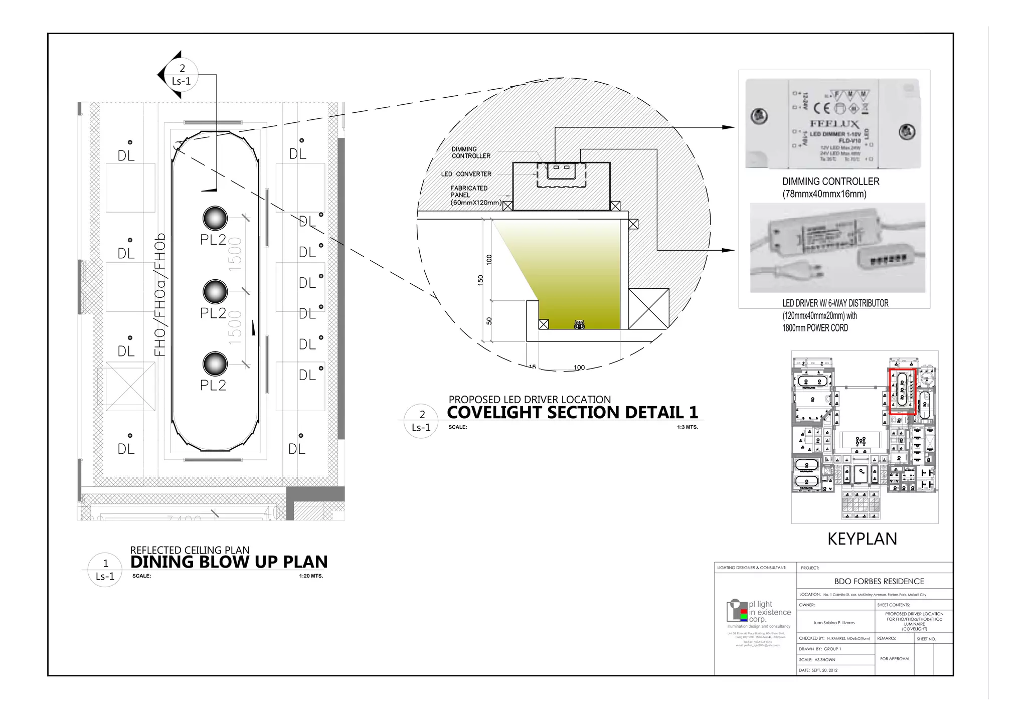 Detail of led driver at covelight layout | PDF