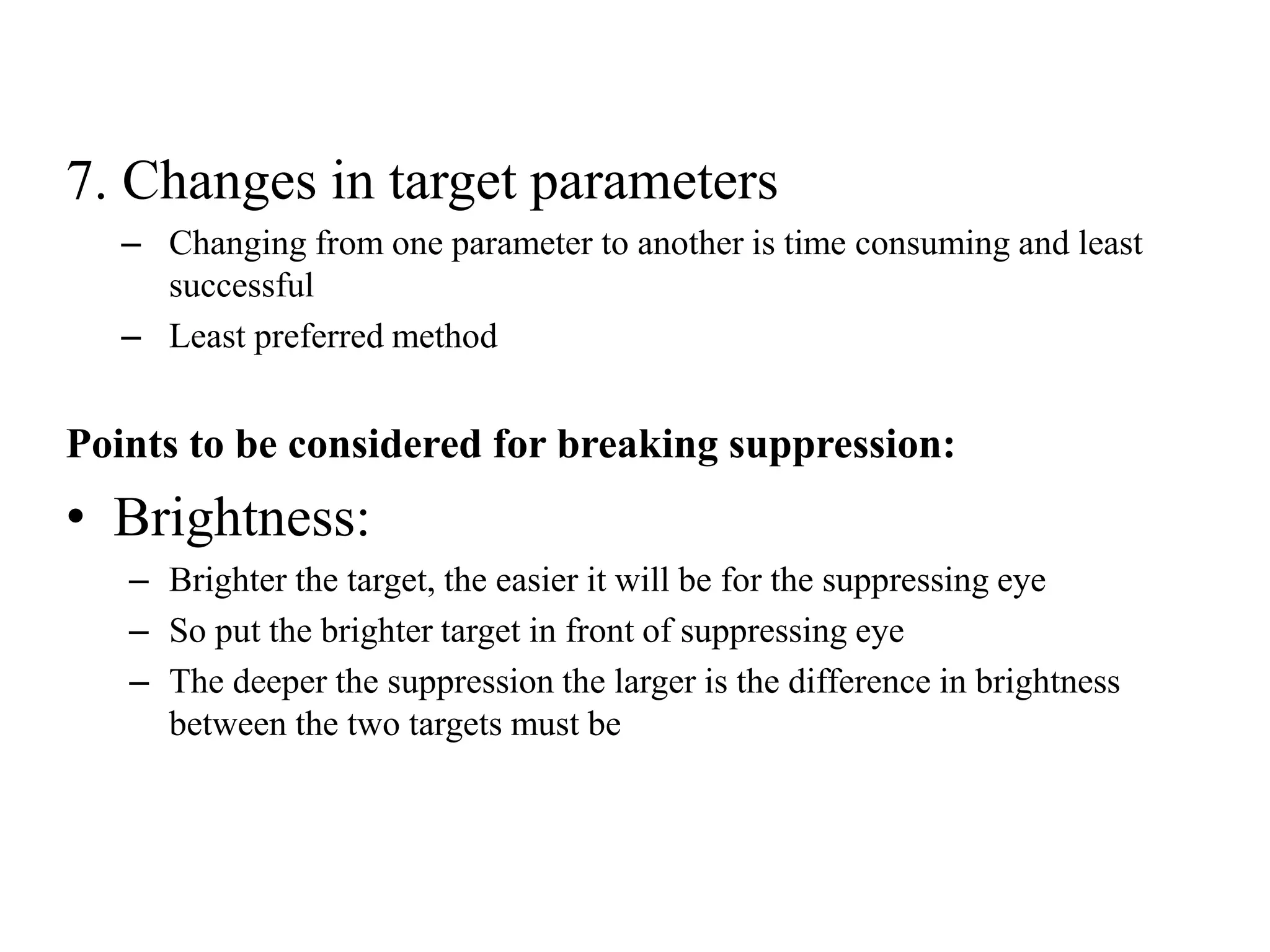 Detail of suppression and AC | PPTX