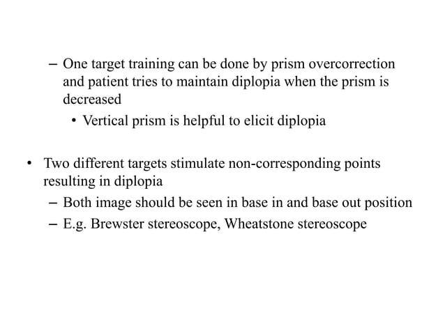 Detail of suppression and AC | PPTX | Eye and Vision Conditions ...