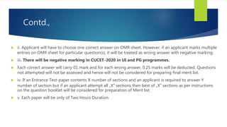 Details about CUCET entrance exam | PPTX