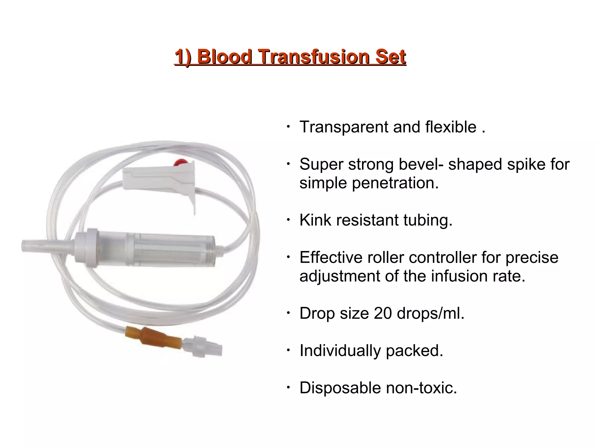 Details about transfusion therapy products | PPT