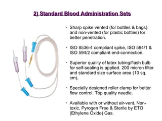 Details about transfusion therapy products | PPT