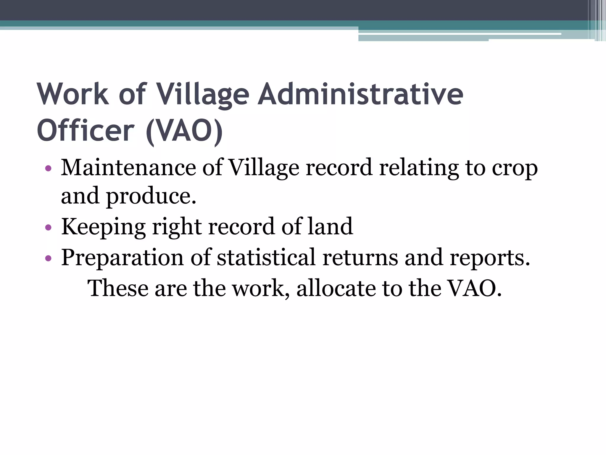 Details about vao exam | PPTX