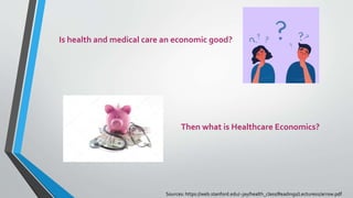 Details and Impact of Healthcare Economics.pptx