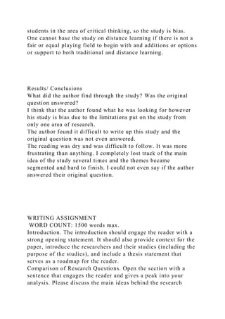 DetailsBefore beginning the synthesis process, it is important .docx ...