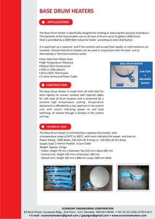 Details catalog drum heaters | PDF
