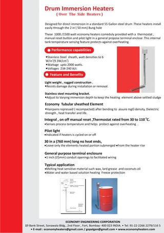 Details catalog drum heaters | PDF