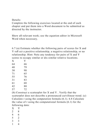 DetailsComplete the following exercises located at the end of e.docx