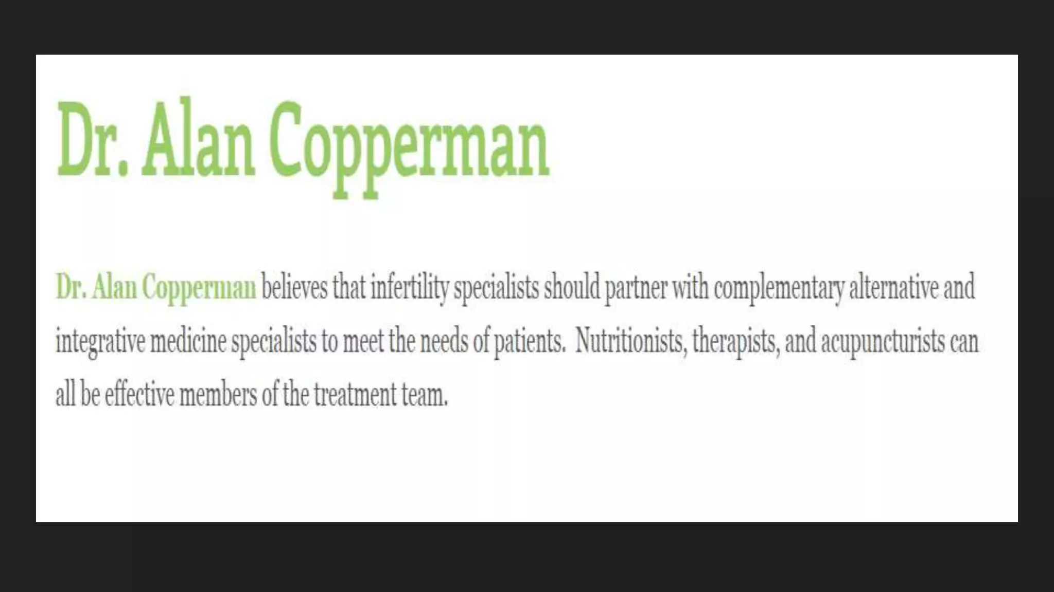 Details of Alan Copperman | PPTX
