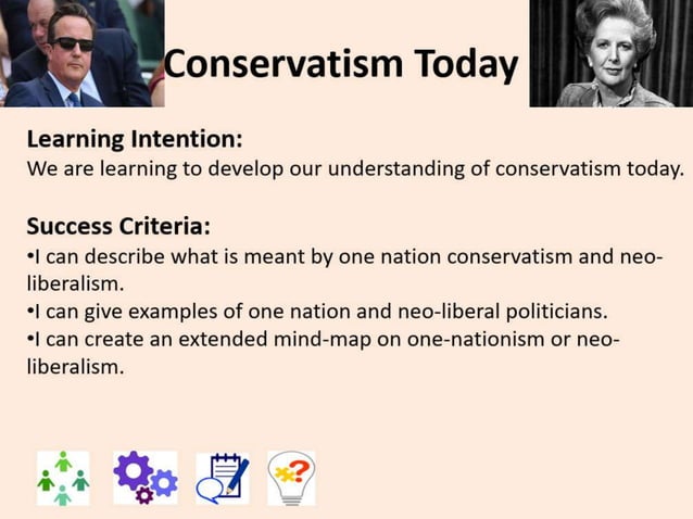 Conservatism | PPTX | Government Support and Welfare | Financial Assistance