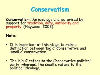 Conservatism | PPTX
