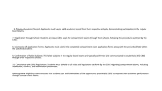 Details on CBSE Compartment Exam.pptx1111 | PPTX | Secondary Education ...