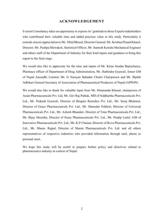 Detail study of pharmaceutical and medicine manufacturing industries in ...