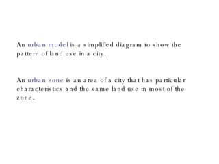 Detail Urban Zones | PPT | Land and Farms | Real Estate