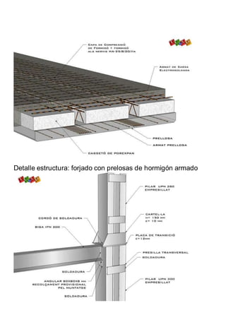 Detalles y cortes de estructuras de concreto armado | DOCX