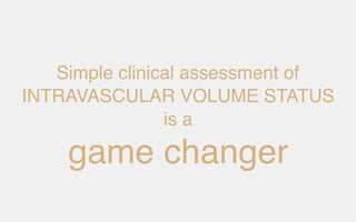 Assessment of intravascular volume status | PDF