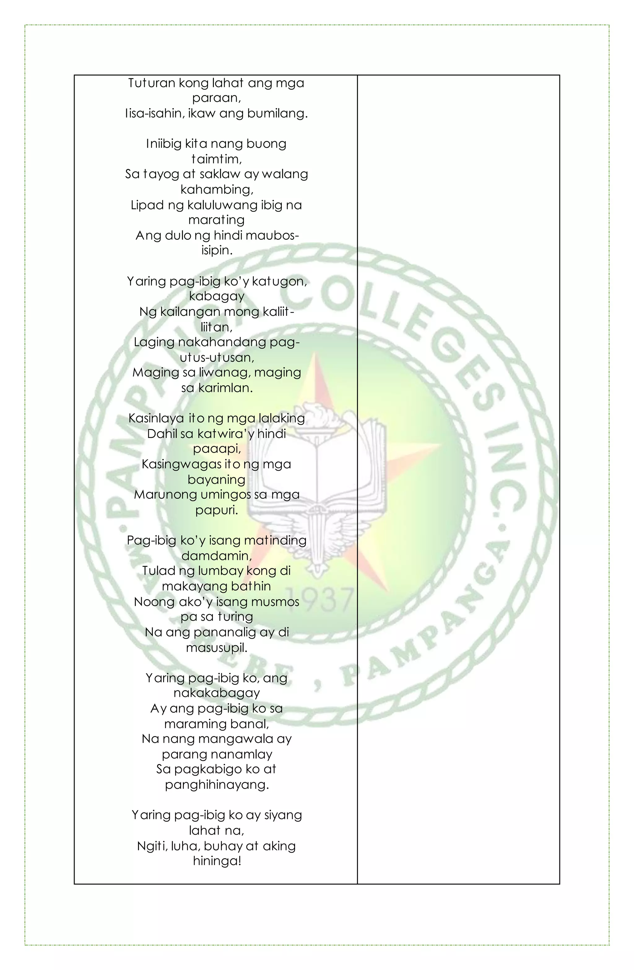 Detalyadong Banghay aralin sa Filipino 10 | PDF