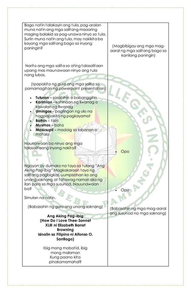 Detalyadong Banghay aralin sa Filipino 10 | PDF