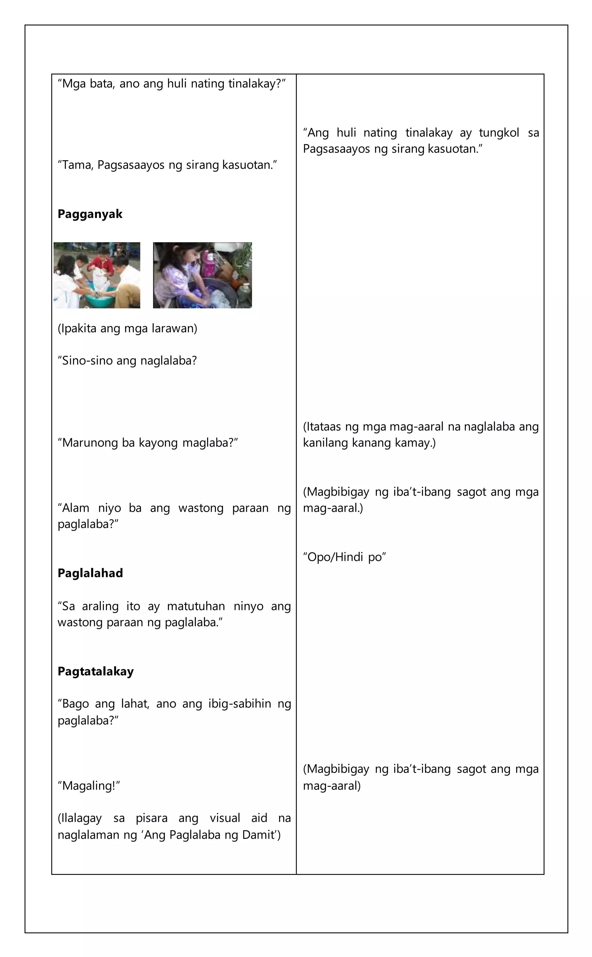 Detalyadong Banghay Aralin sa EPP 5 | DOCX