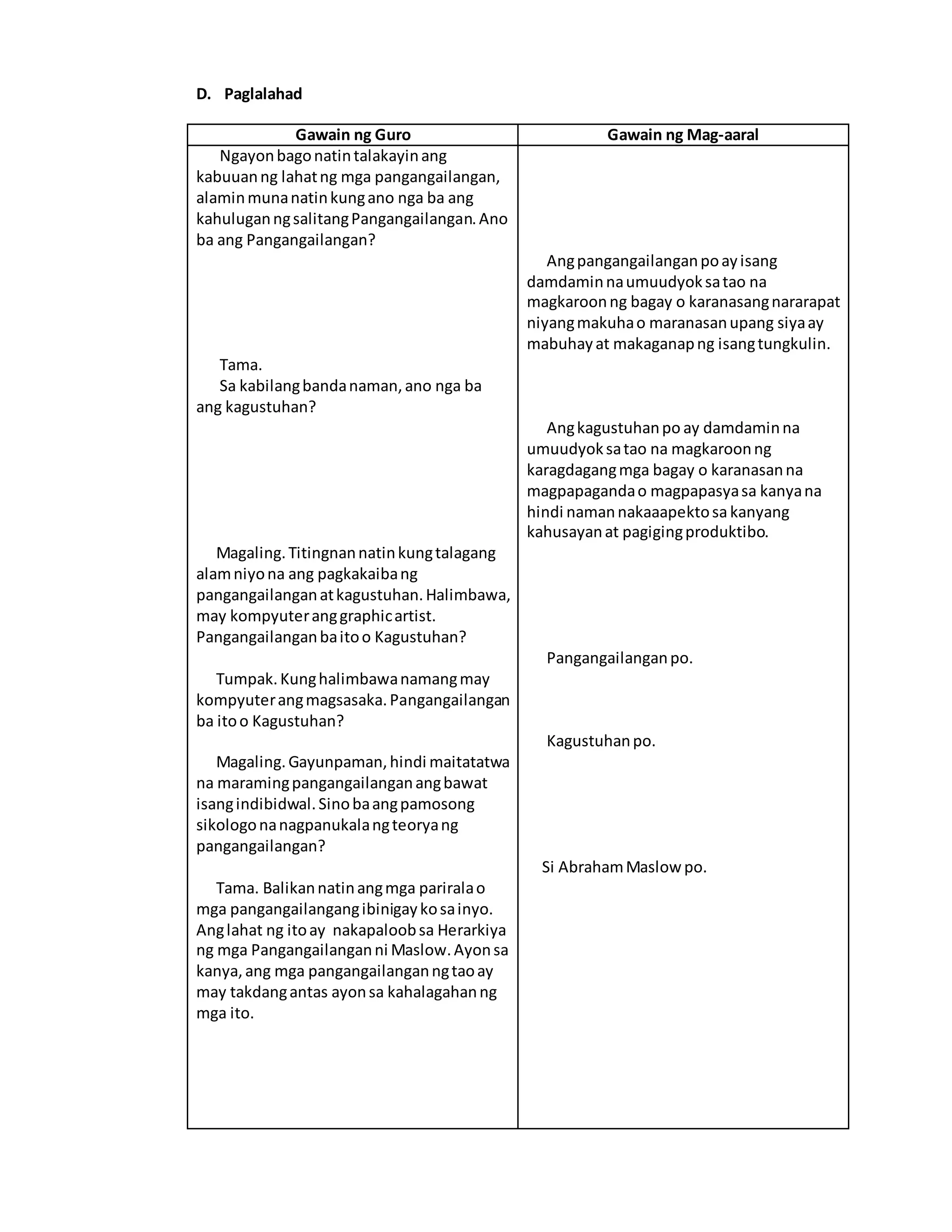 Masusing Banghay Aralin sa Araling Panlipunan IV | DOCX