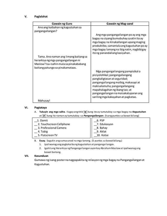 Masusing Banghay Aralin sa Araling Panlipunan IV | DOCX