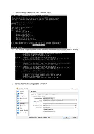 tutorial install dhcp,dns | PDF