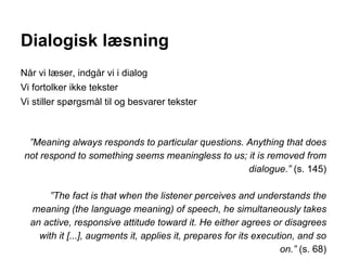 Det dialogiske princip | PDF