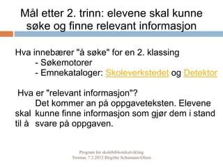 Det digitale skolebiblioteket | PPTX