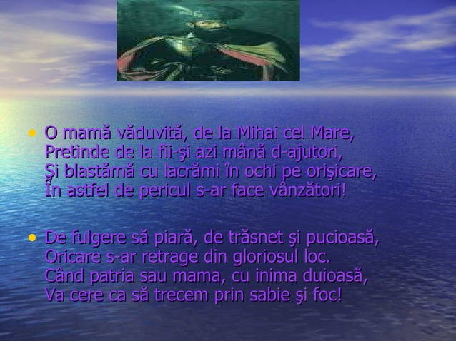 Imnul Romaniei_prezentare Henrietta | PPT