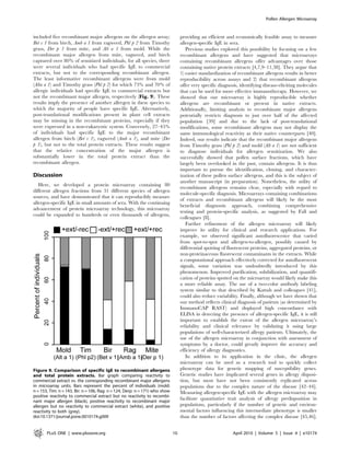 Deteccion especifica de ig e con microarray | PDF | Allergies | Diseases and Conditions