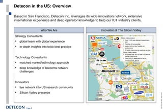 Detecon USA Service Offering Portfolio | PPT | Cloud Computing | Internet