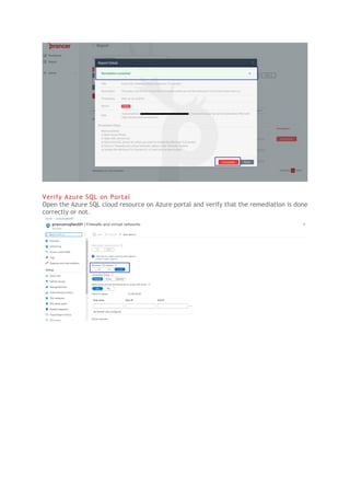 Detect and fix the azure sql resources which uses tls version less than 1.2 | PDF