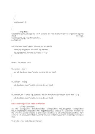 Detect and fix the azure sql resources which uses tls version less than 1.2 | PDF
