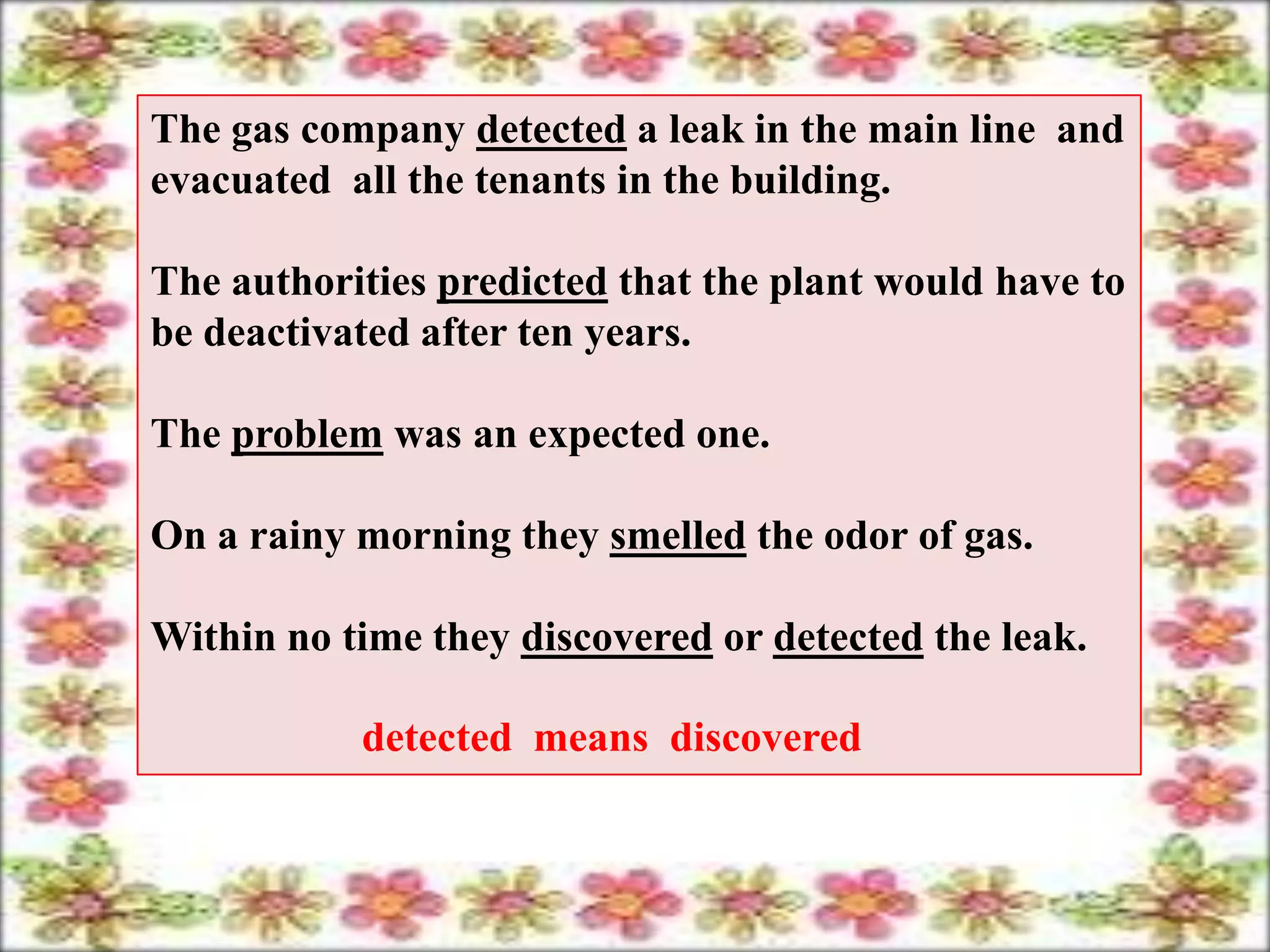 Detected Synonyms | PPTX
