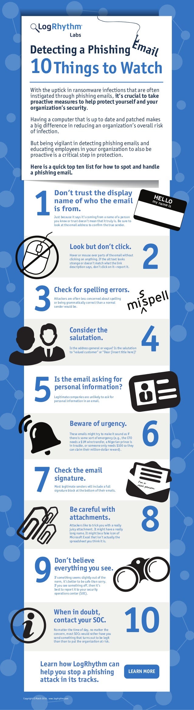 8 Tips To Protect Your Email From Phishing Infographic