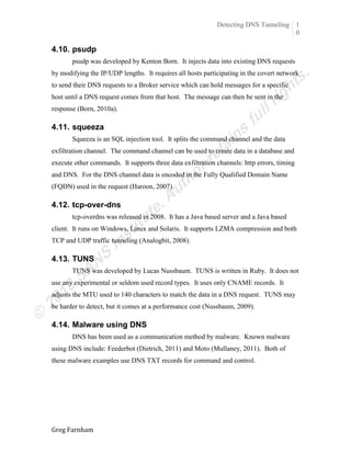 Detecting dns-tunneling-34152 | PDF