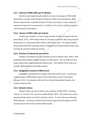 Detecting dns-tunneling-34152 | PDF
