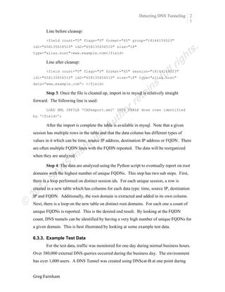 Detecting dns-tunneling-34152 | PDF