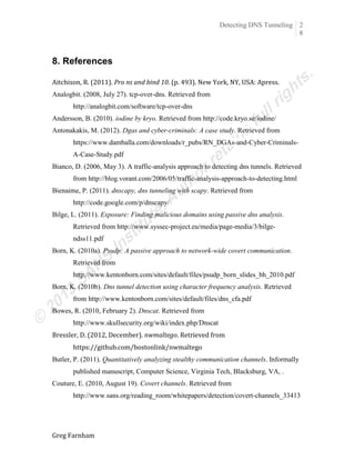 Detecting dns-tunneling-34152 | PDF
