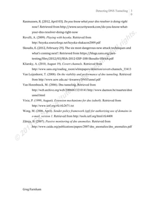 Detecting dns-tunneling-34152 | PDF