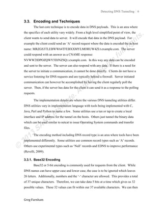 Detecting dns-tunneling-34152 | PDF