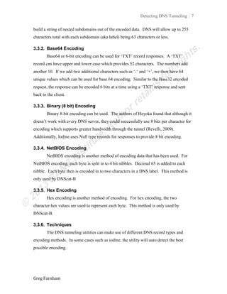 Detecting dns-tunneling-34152 | PDF